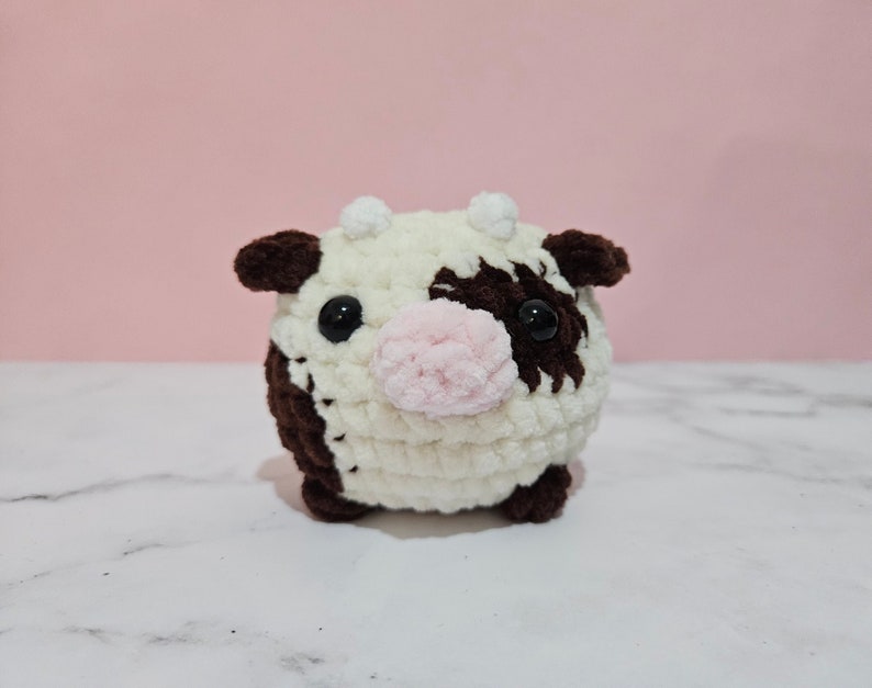 Cow Blob Stress Ball Crochet Plush - Etsy Australia