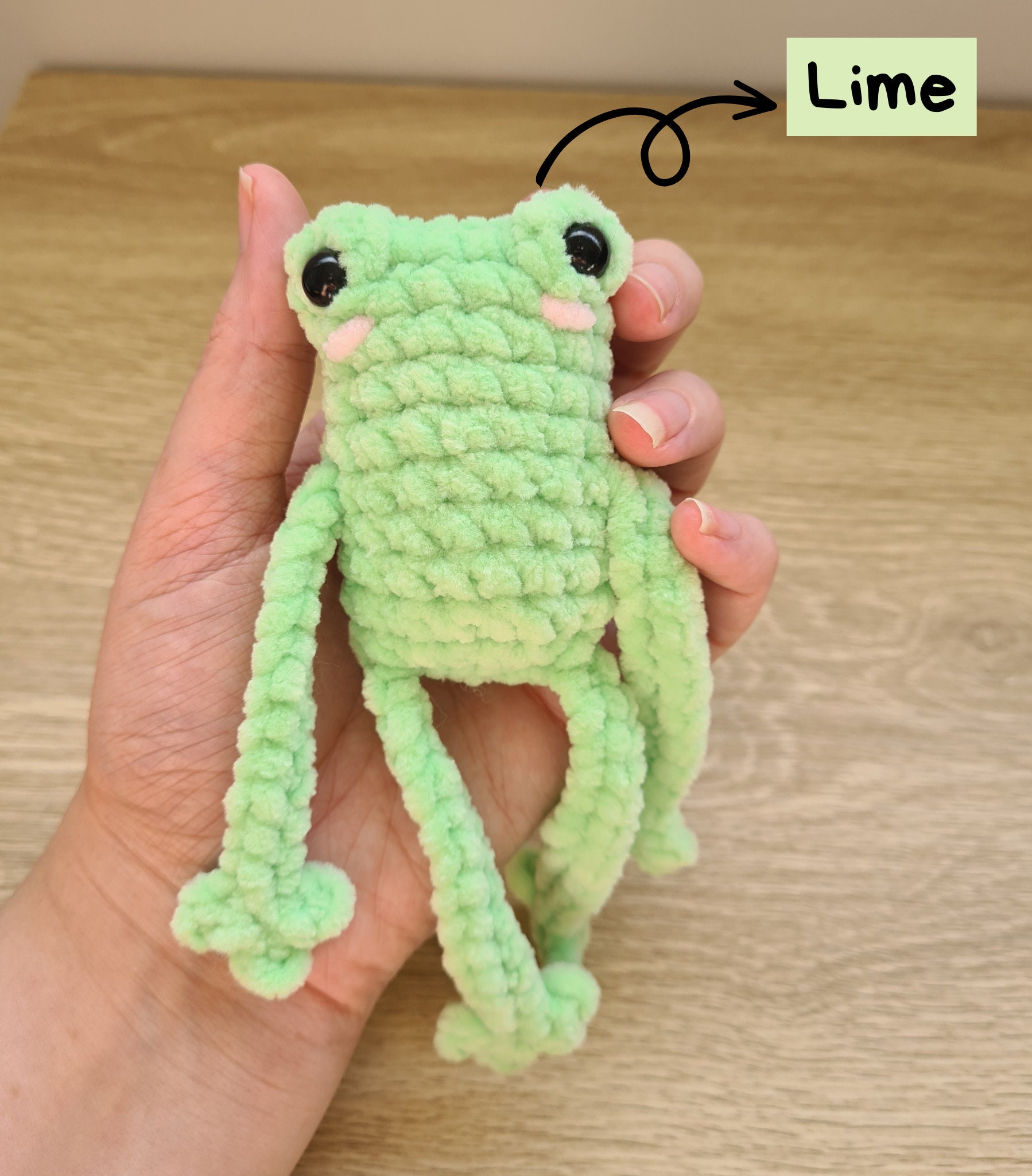 Crochet Leggy Froggy Plushies Handmade Pick Any Colour - Etsy Australia