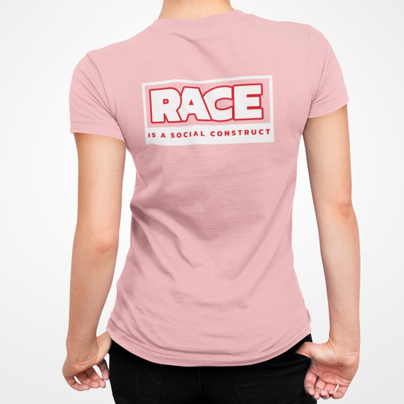 Race is A Social Construct Tee, Anti-racist Statement Shirt, Social ...