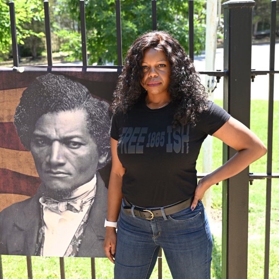 Custom Puff Juneteenth Tee, Embossed Print Freeish 1865 Shirt ...