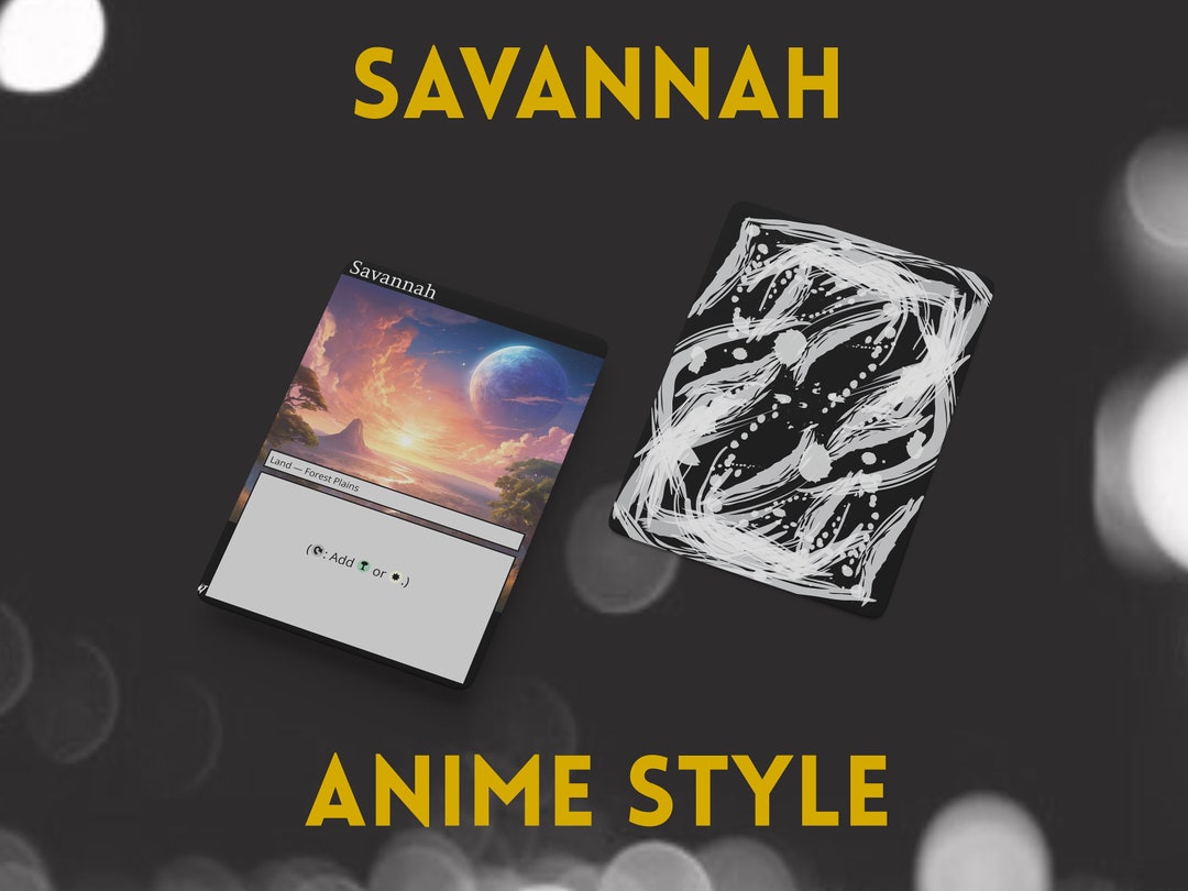 Savannah Commander Proxy Anime Art Style - Etsy