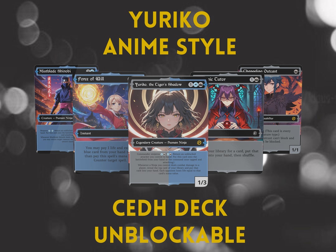 Yuriko CEDH Proxy Anime Commander Deck - Etsy