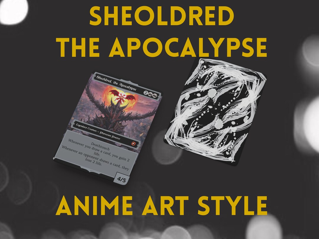 Sheoldred, the Apocalypse - Commander Proxy - Digital Art Style - Etsy