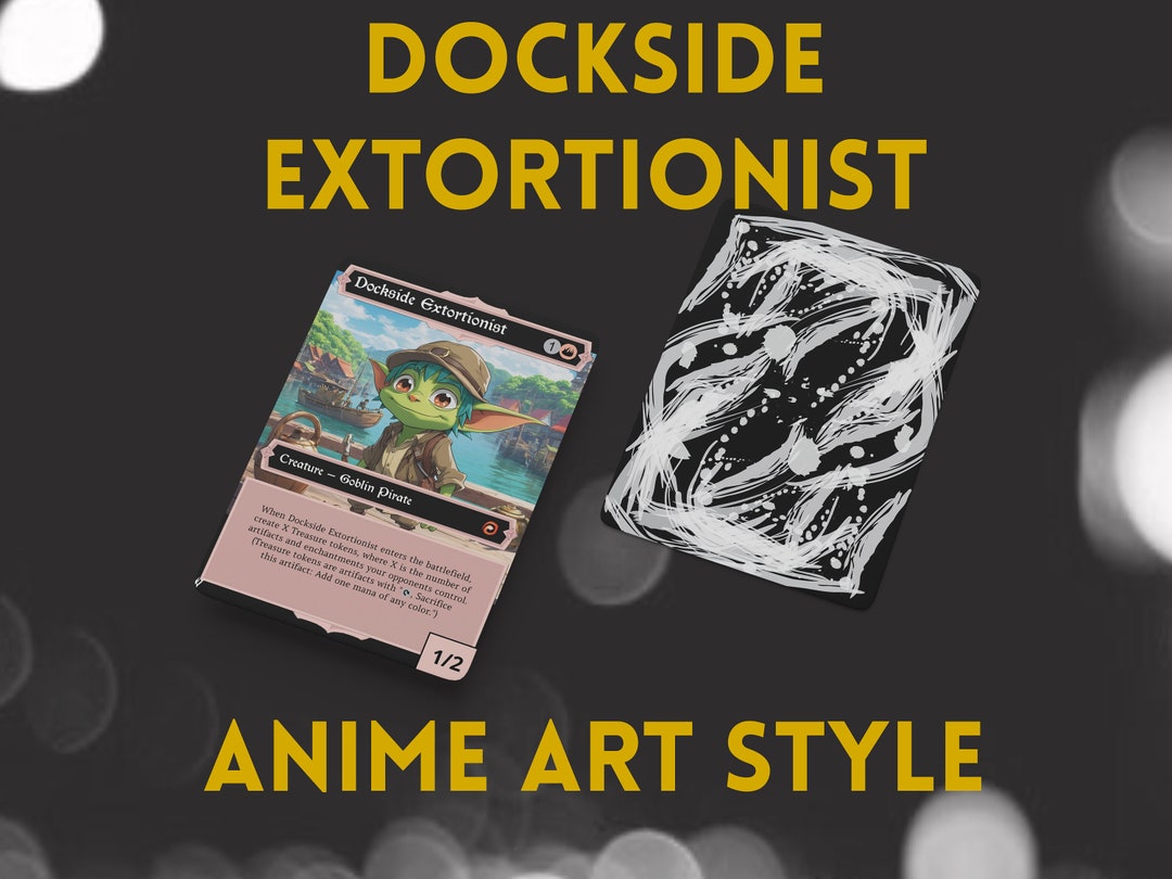 Dockside Extortionist - Commander Proxy - Anime Art Style - Etsy