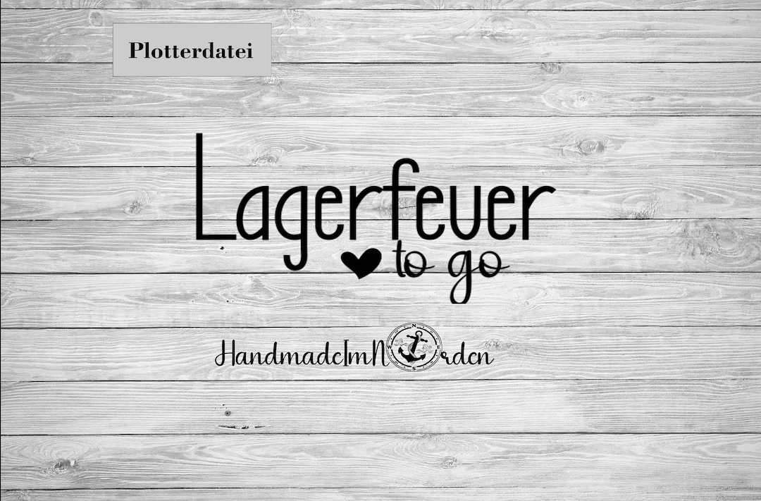 Plotterdatei Lagerfeuer to go - Etsy.de