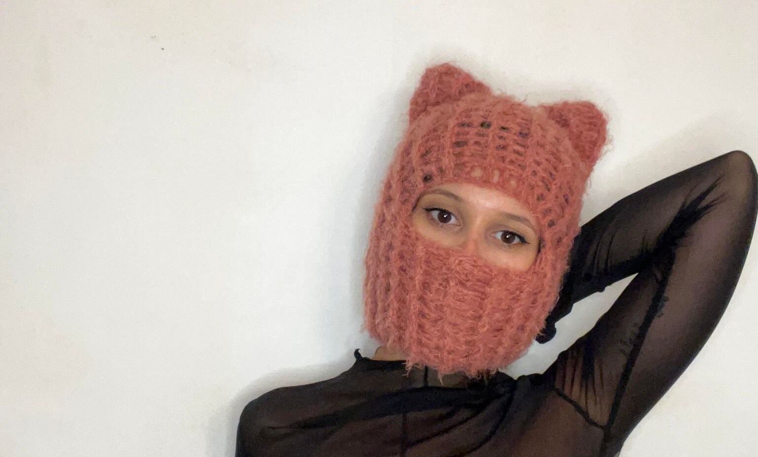 Crochet Cat Ear Balaclava - Etsy