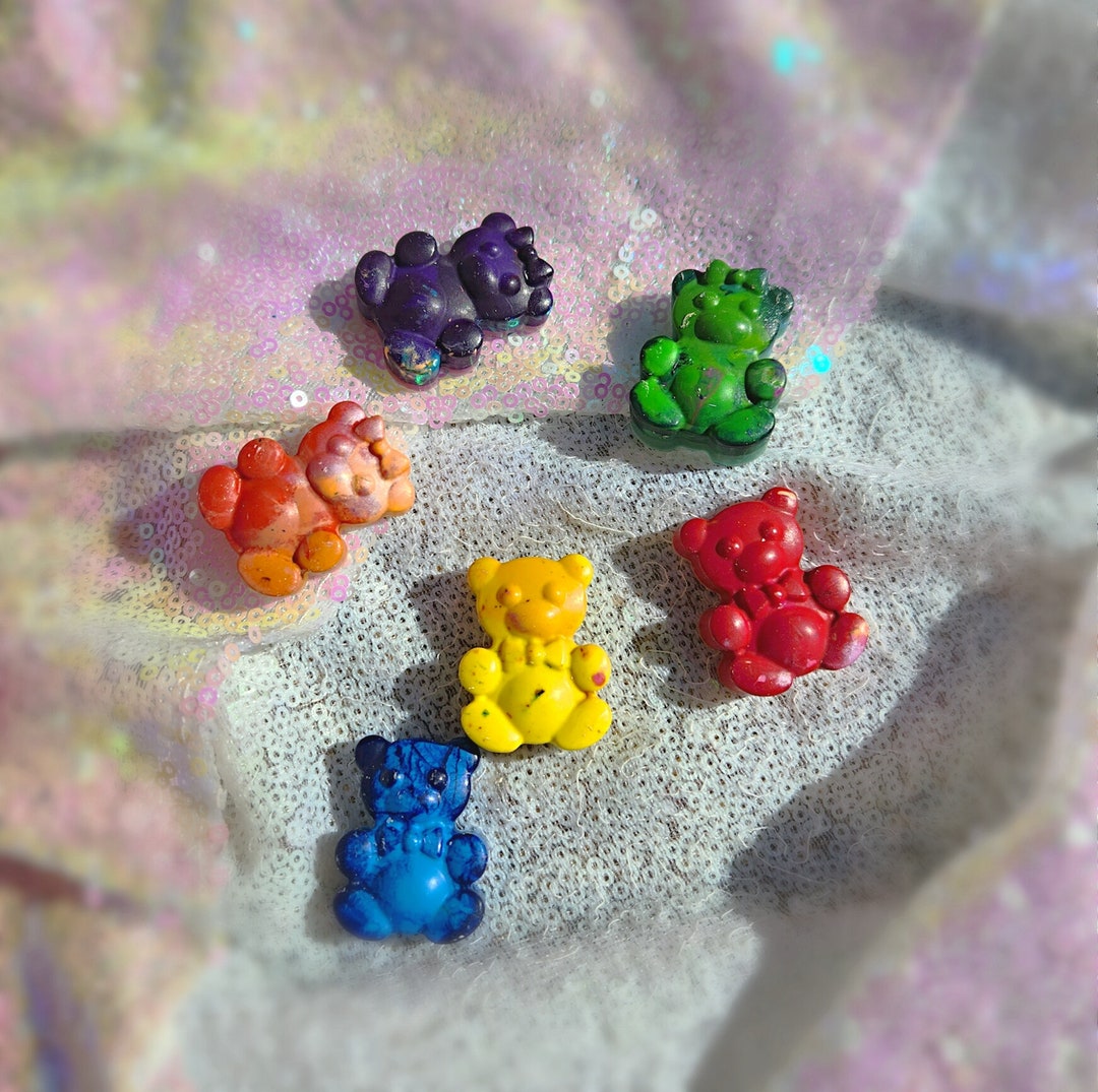 Custom Crayon Shapes Teddy Bears - Etsy