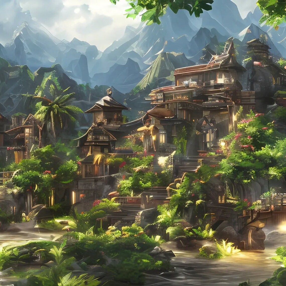 Digital Print, Wall Printable, Pattern Wall Art, Ai Art Design, Custom ...