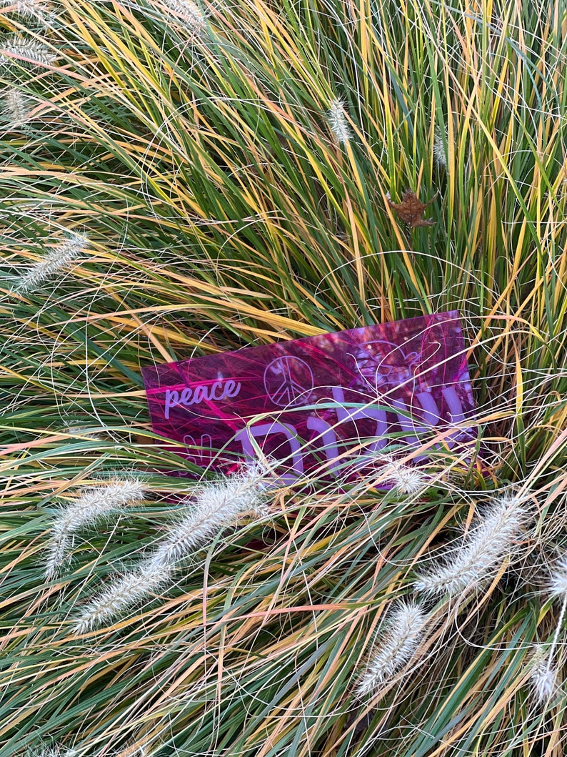 Pink Acrylic Peace Shalom Shelf Decor - Etsy