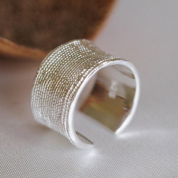 Unique Silver Ring - Etsy