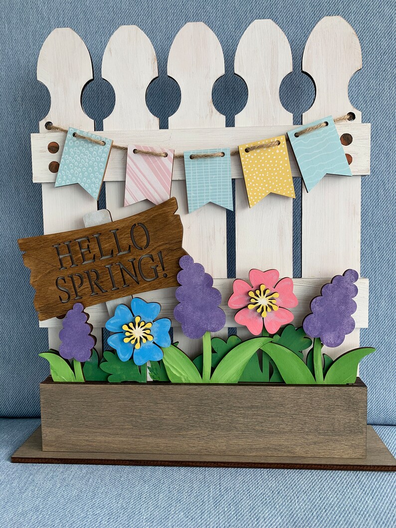 Picket Fence Sign Holder - Etsy