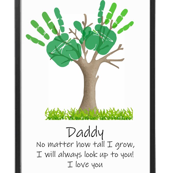 Handprint Tree - Etsy