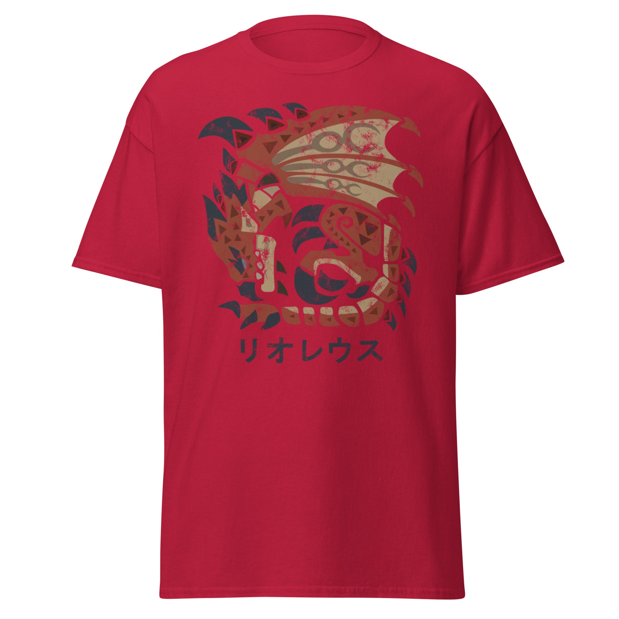 Rathalos Kanji T-shirt | Monster Hunter Fan Art - Etsy