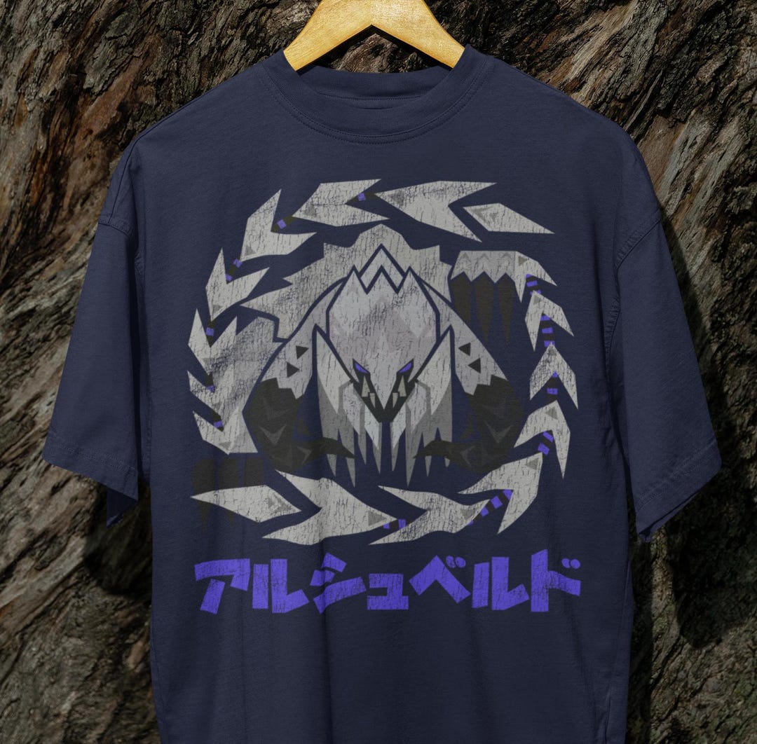 Arkveld T-shirt | Monster Hunter Wilds Japanese Fan Art Unisex Gaming ...