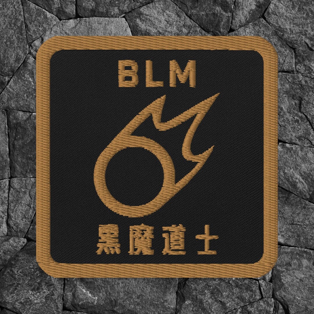 FFXIV Black Mage Patch | Final Fantasy XIV 14 Gaming Merch - Etsy