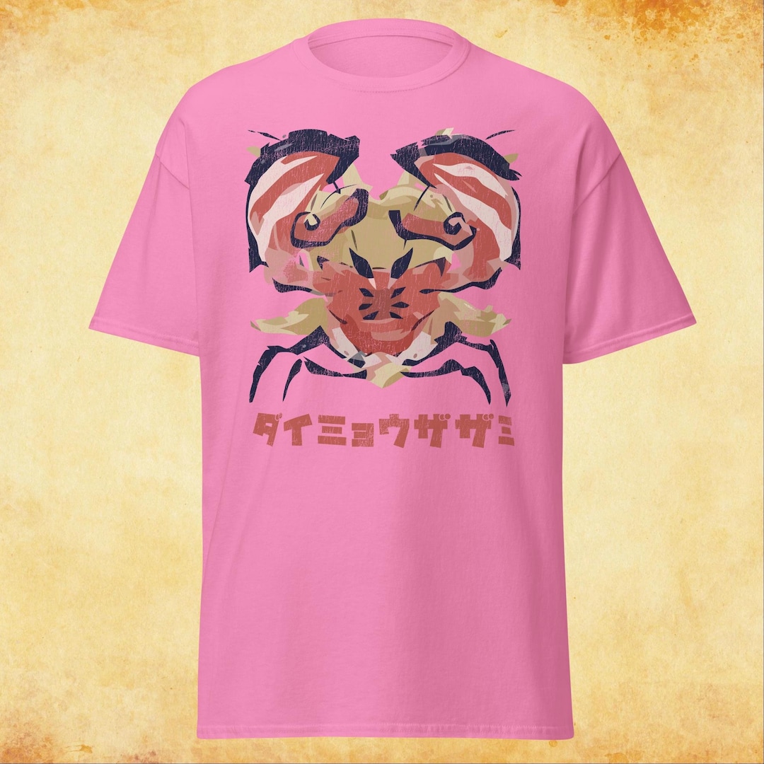 Monster Hunter Daimyo Hermitaur T-shirt | MHR Rise Fan Art Japanese ...