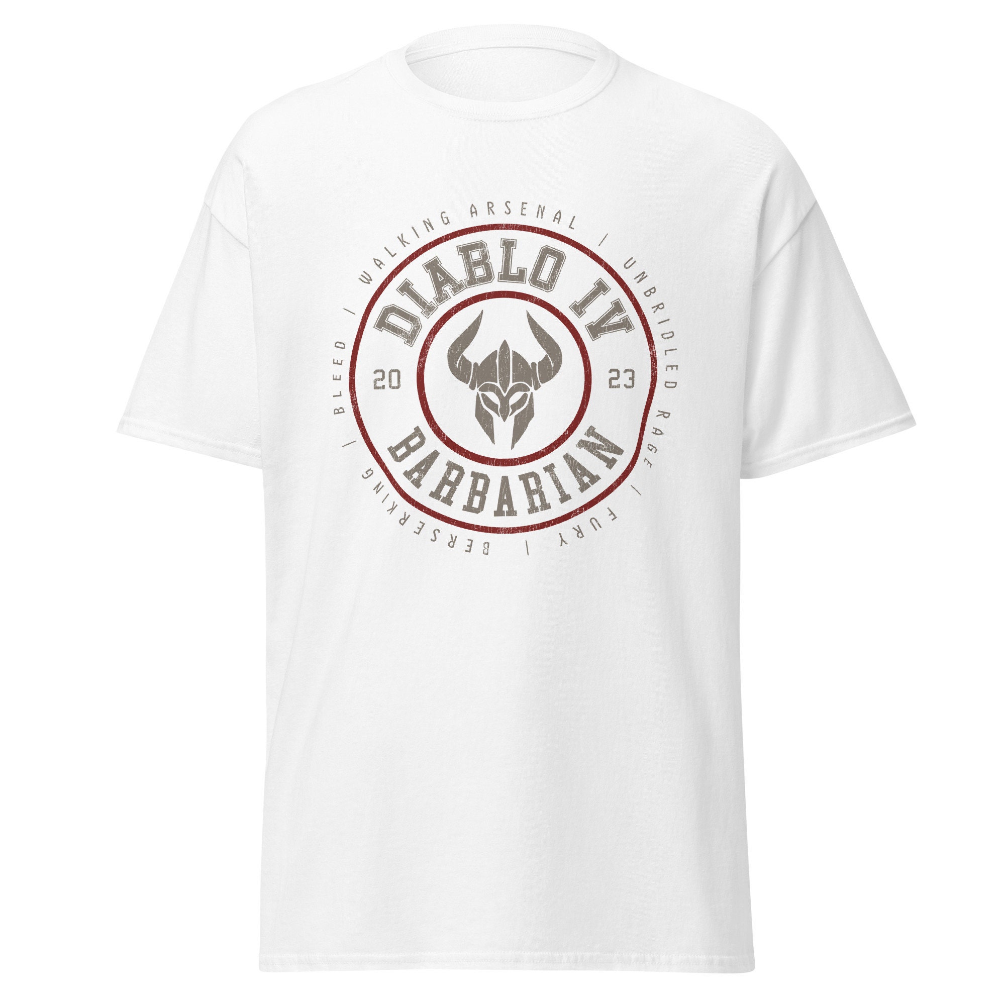Barbarian T-shirt | Diablo Gaming Fan Art Unisex Gamer Gift - Etsy