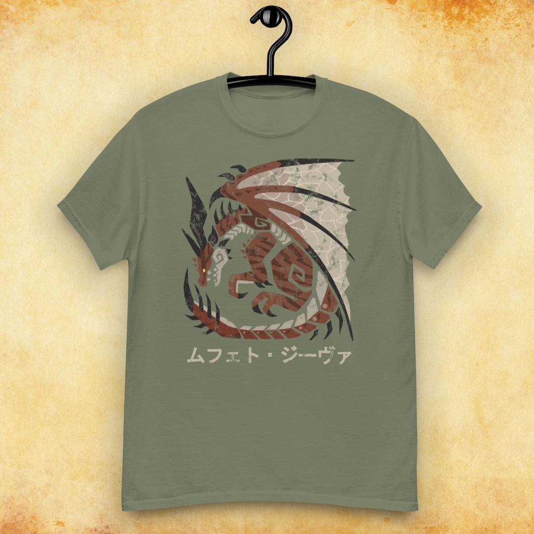 Safi'jiiva Monster Kanji T-shirt | MHW Hunter World Fan Art Iceborne ...