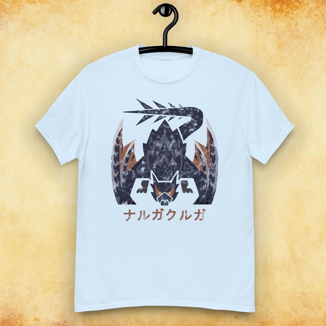 Nargacuga Monster Kanji T-shirt | MHW Hunter World Fan Art Iceborne ...