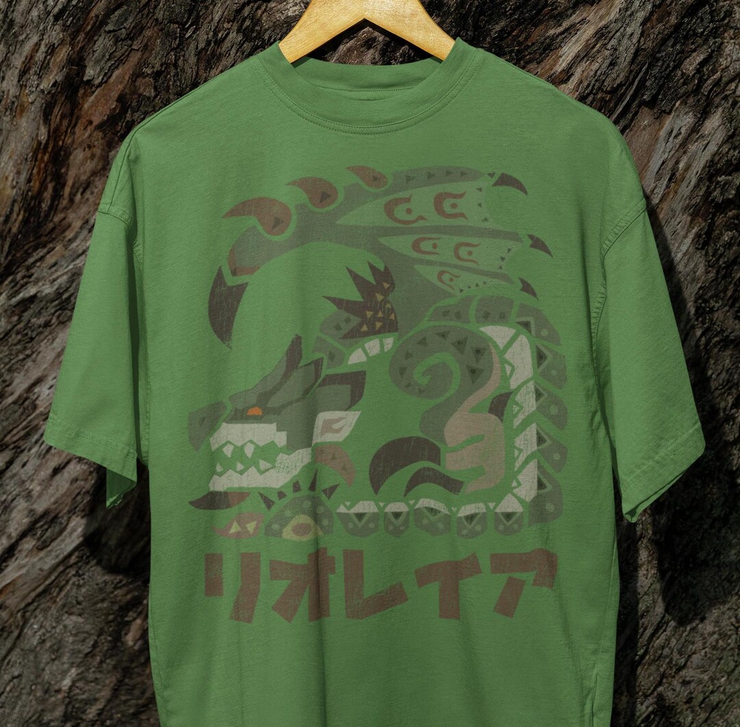 Rathian T-shirt | Monster Hunter Wilds Japanese Fan Art Unisex Gaming ...