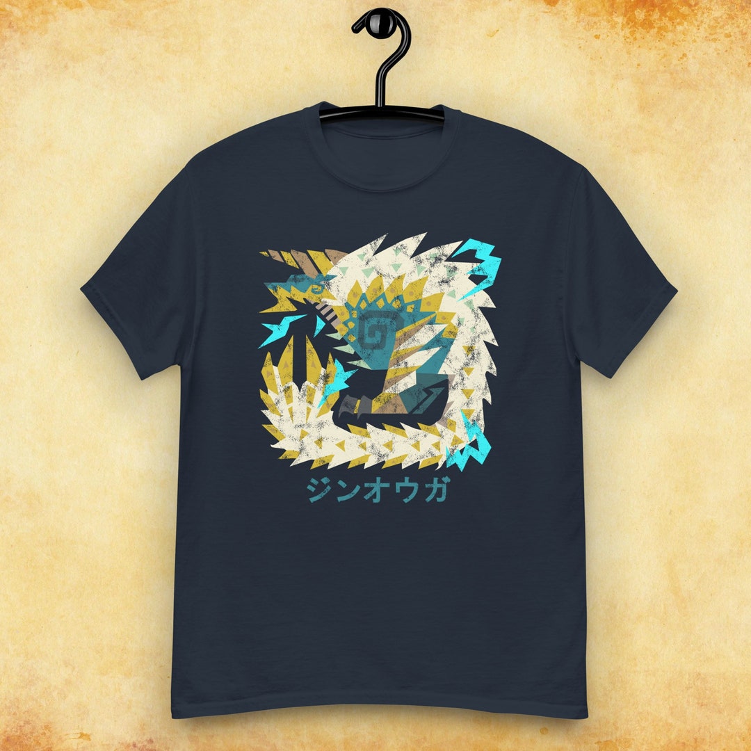 Zinogre Monster Kanji T-shirt | MHW Hunter World Fan Art Iceborne ...