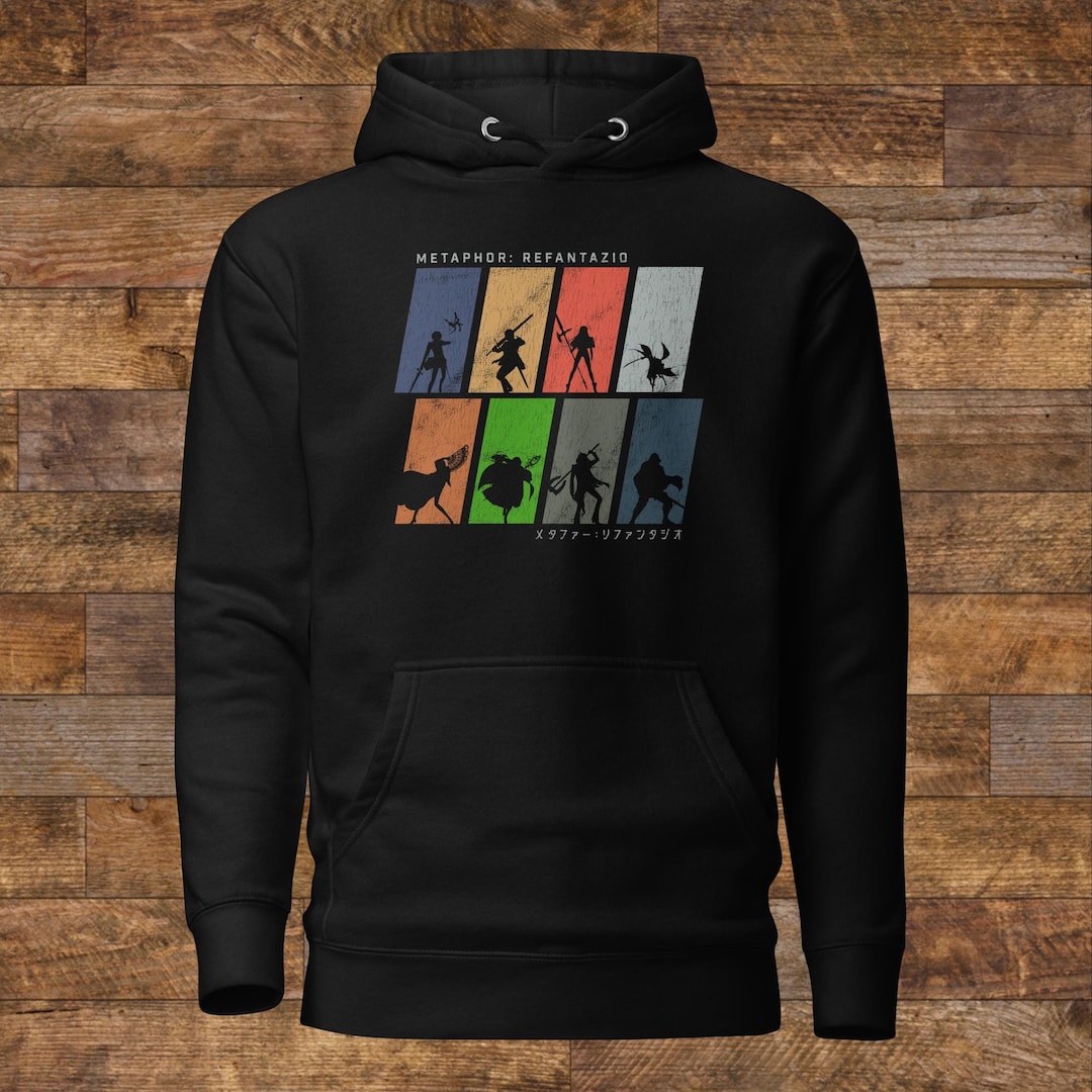 Metaphor Refantazio All Playable Characters Hoodie | Atlus JRPG Fan Art ...