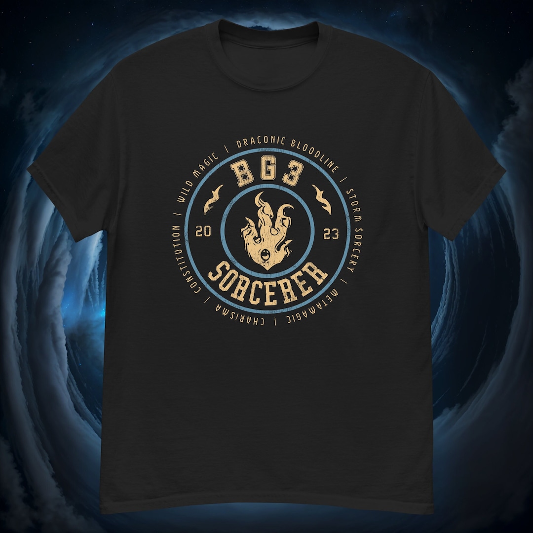 Baldur's Gate 3 Sorcerer T-shirt | Video Game Fan Art Unisex Merch - Etsy