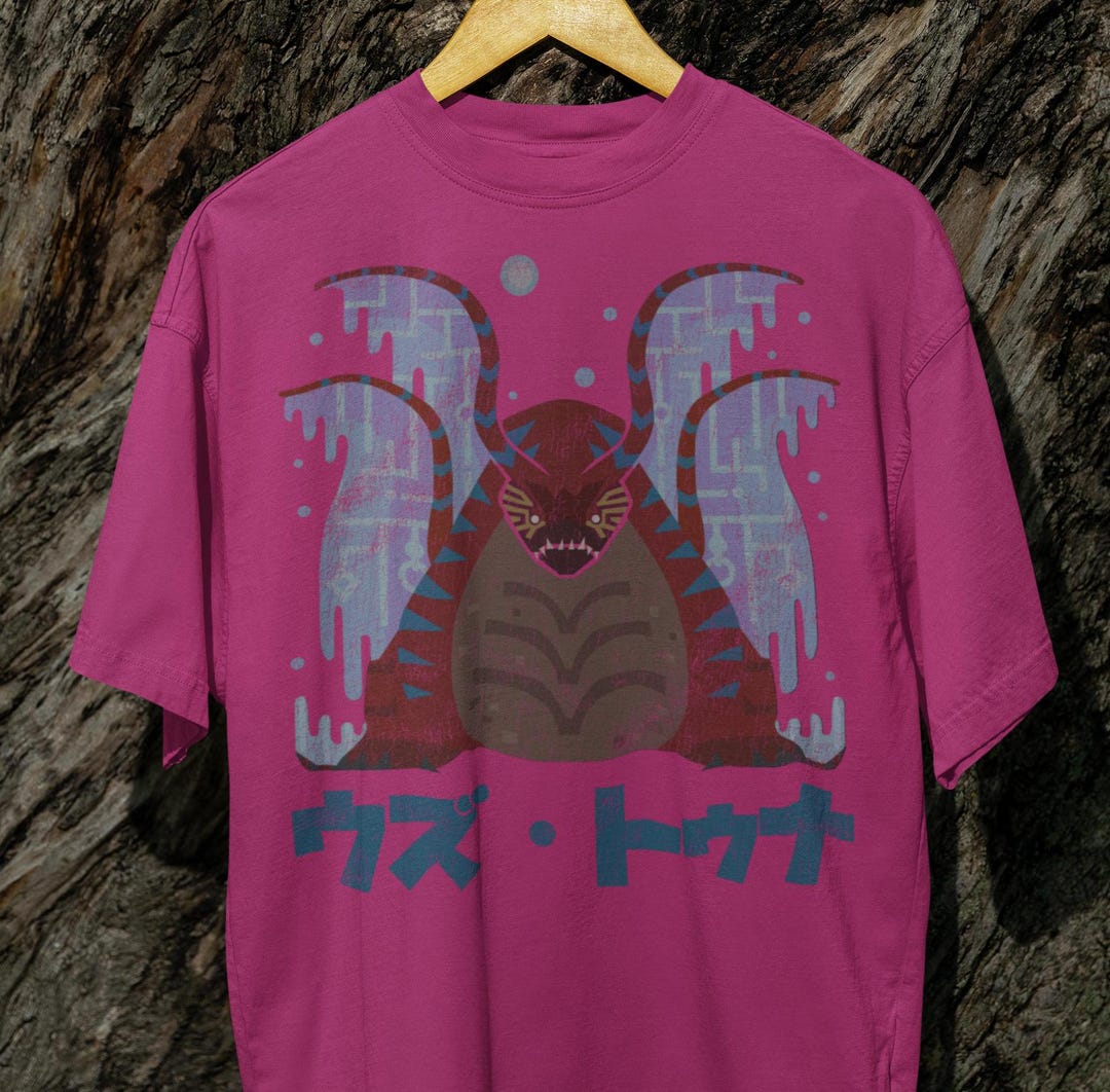 Uth Duna T-shirt | Monster Hunter Wilds Japanese Fan Art Unisex Gaming ...