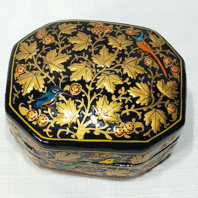 Kashmir Lacquer Box - Etsy