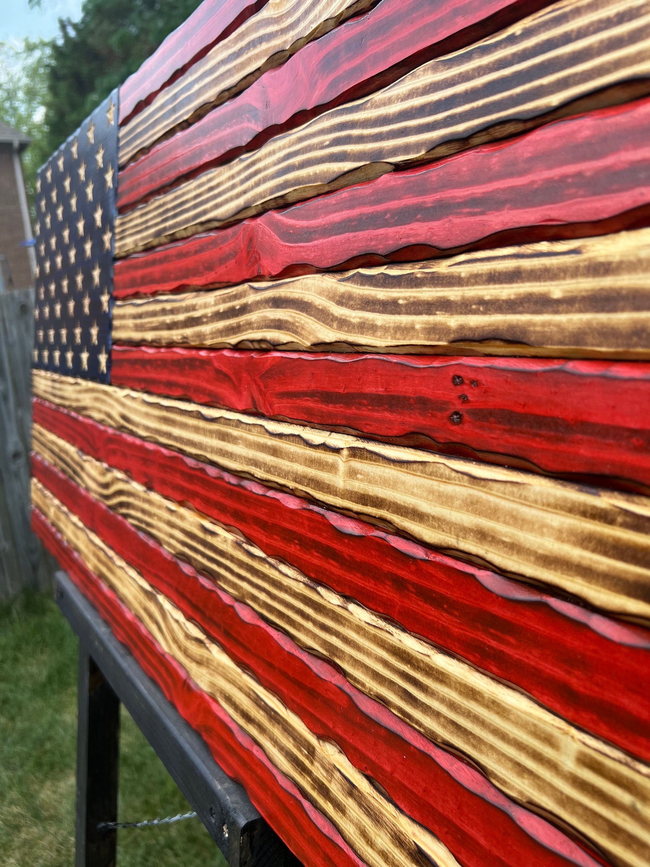 Wooden American Flag, Rustic American Flag, Wooden Flag, Rustic Wooden ...