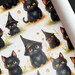 12 Seamless Patterns Witch's Cats, Watercolor Halloween Digital Papers ...