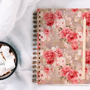 Seamless Vintage Flowers Digital Paper, Shabby Chic Floral Seamless ...