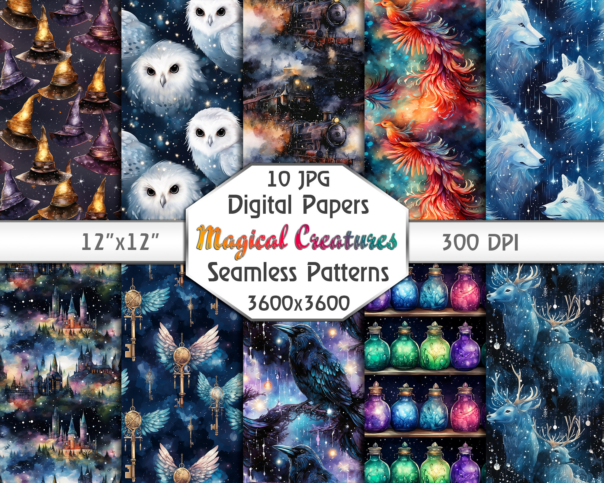 10 Fantasy Mythical Creatures of School's Magic and Witchcraft ...