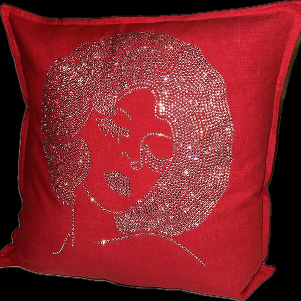 Rhinestone Pillows - Etsy
