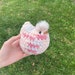 Crochet Chicken | Strawberry Handmade Chicken Amigurumi Plushie | Pink ...