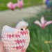 Crochet Chicken | Strawberry Handmade Chicken Amigurumi Plushie | Pink ...