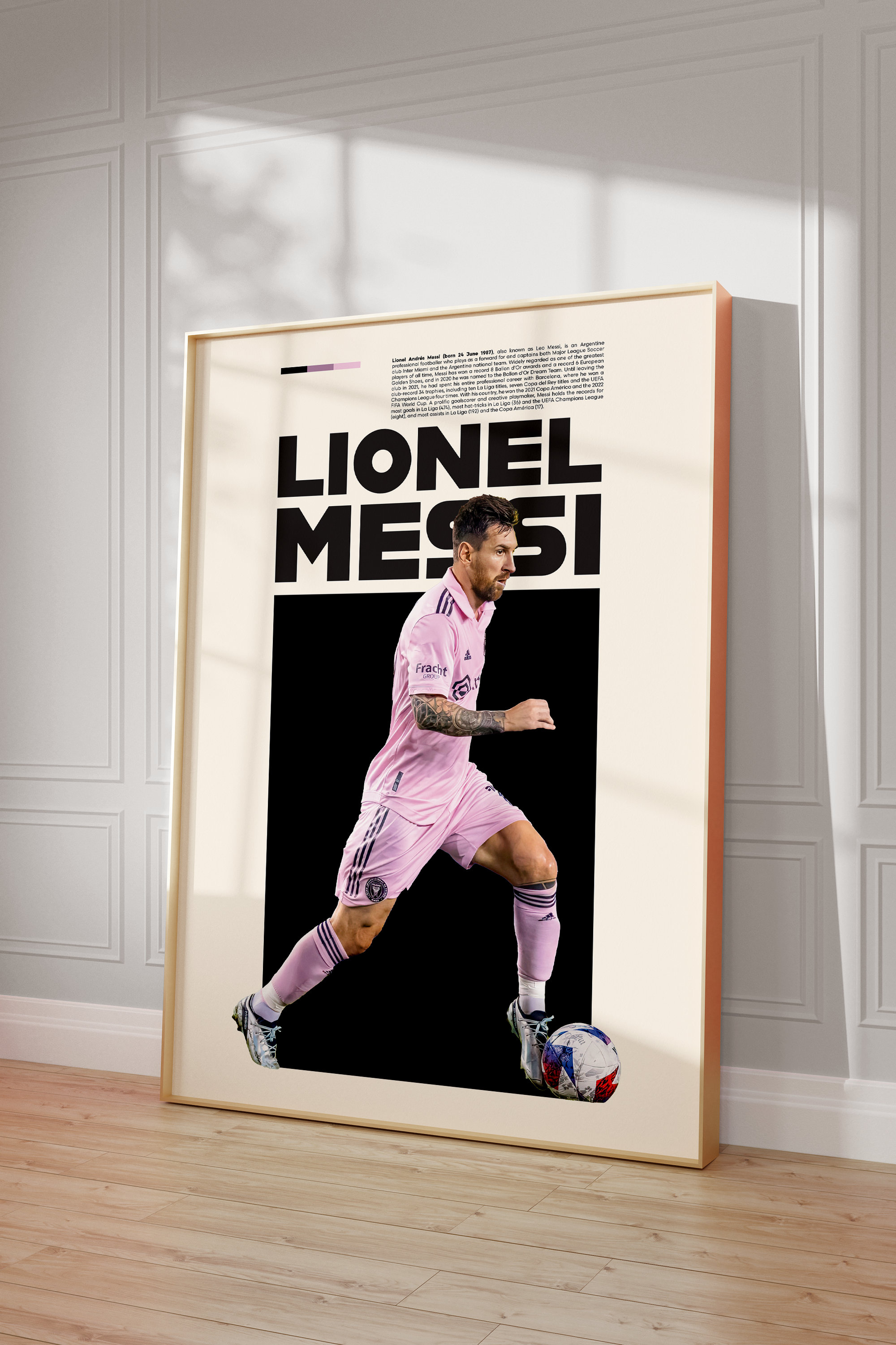 Lionel Messi Poster, Inter Miami Poster Minimalist, Lionel Messi Print ...