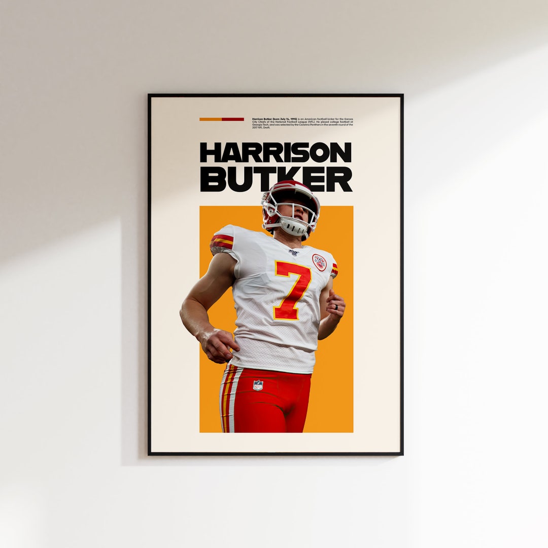 Harrison Butker Print, Harrison Butker Poster, Harrison Butker ...