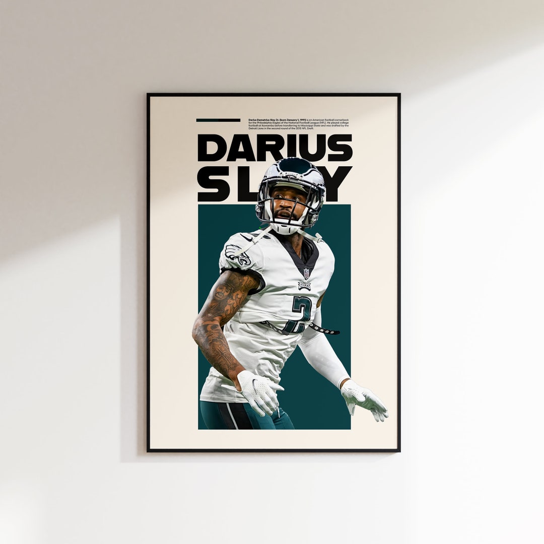 Darius Slay Poster, Philadelphia Eagles, Set of Nfl Poster ...