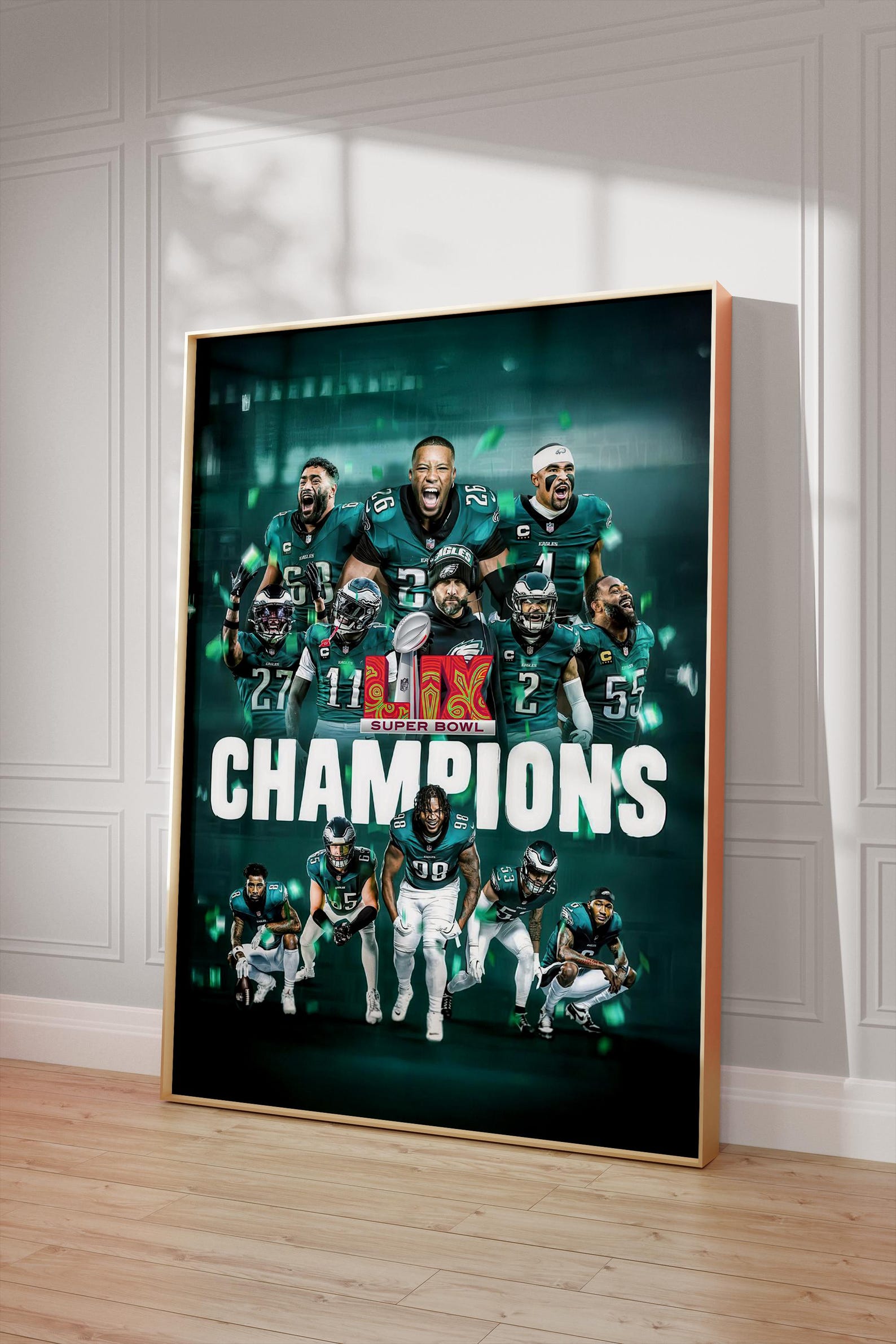Philadelphia Eagles Print, Philadelphia Eagles Poster, Super Bowl ...