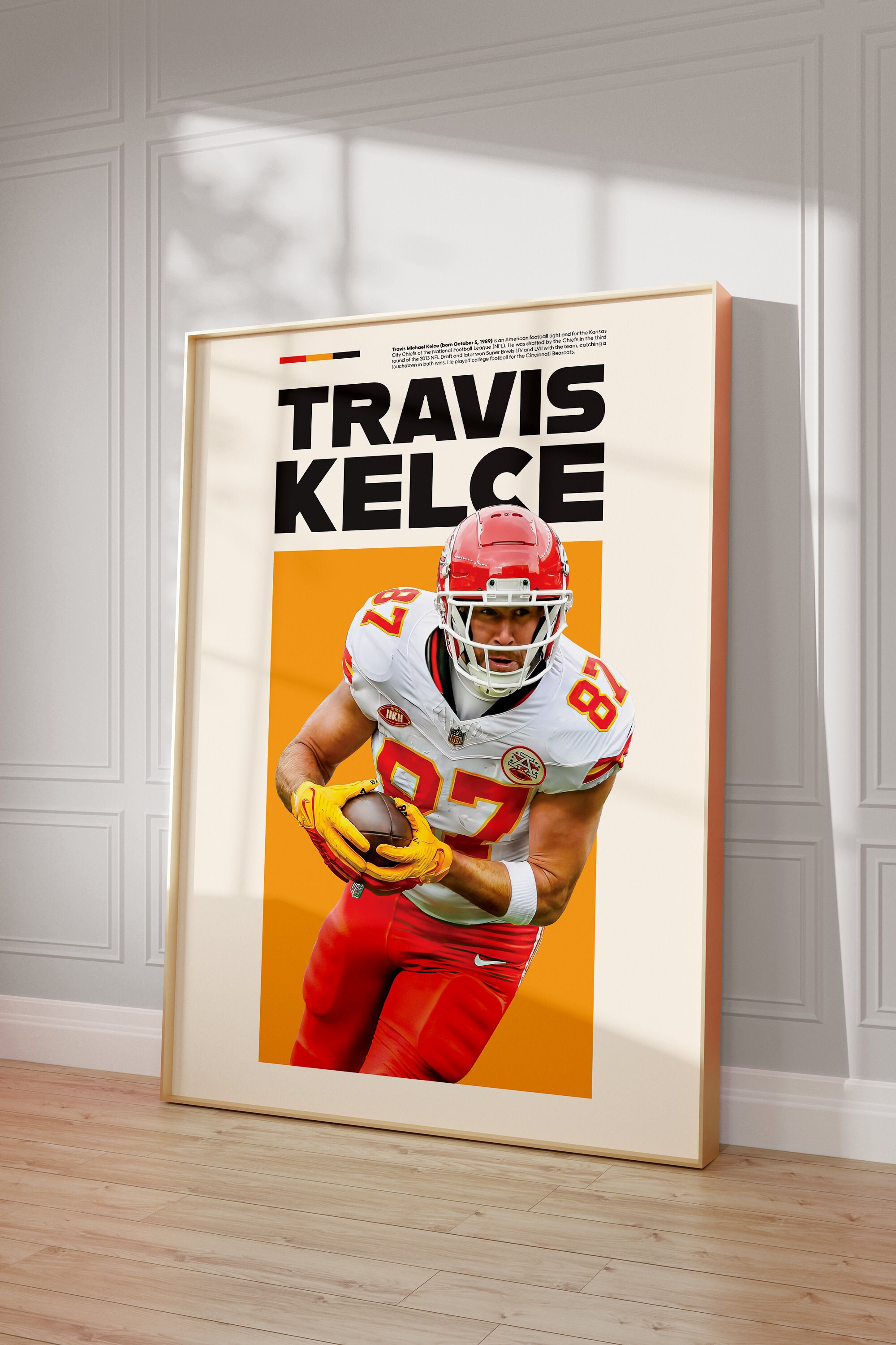 Travis Kelce Print, Travis Kelce Poster, Travis Kelce Printable, Super ...