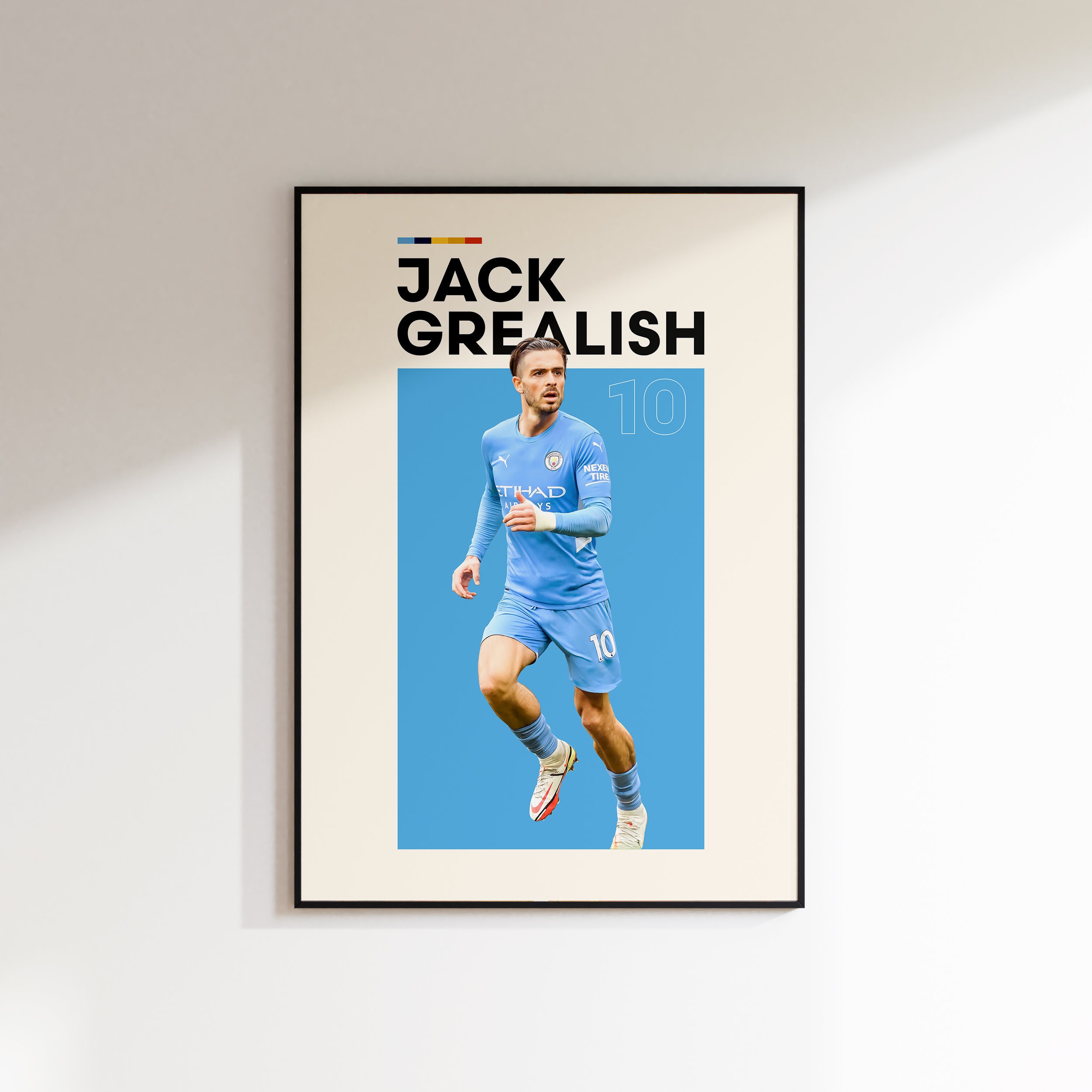 Jack Grealish Poster, Manchester City Poster Minimalist, Grealish Print ...