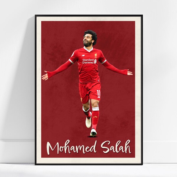 Mohamed Salah Print - Etsy