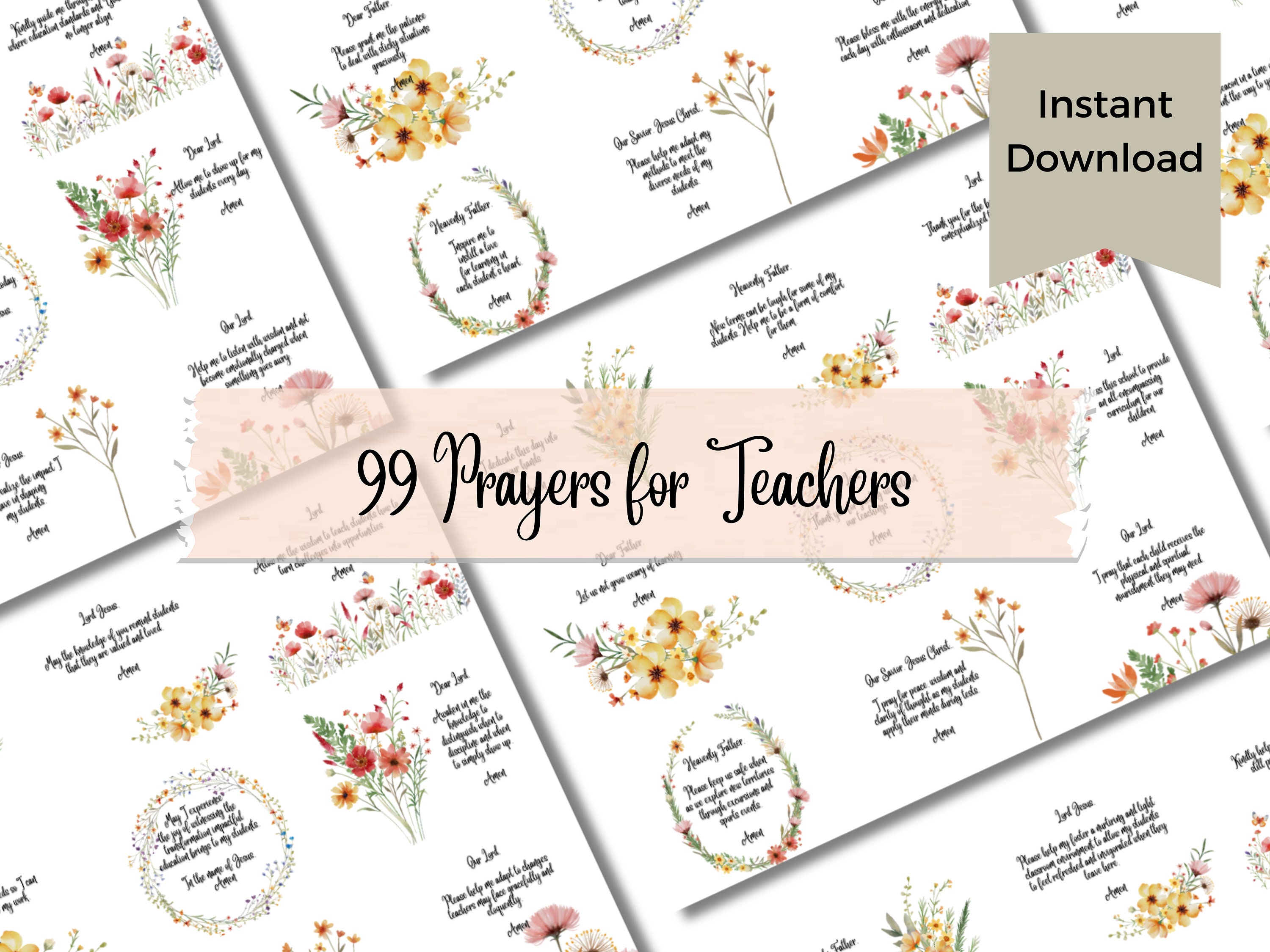 Prayer Cards, Teacher Prayers, Affirmations, 99 Prayers for Teachers ...