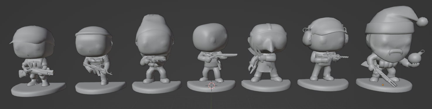 Tarkov Funkopop Figures STL Bundle 3D Printing - Etsy