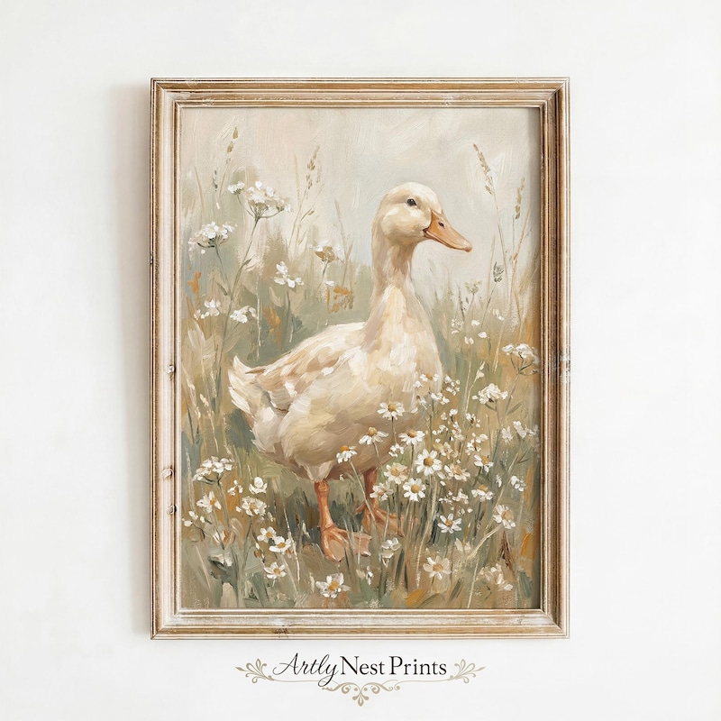 Duck Painting - Etsy