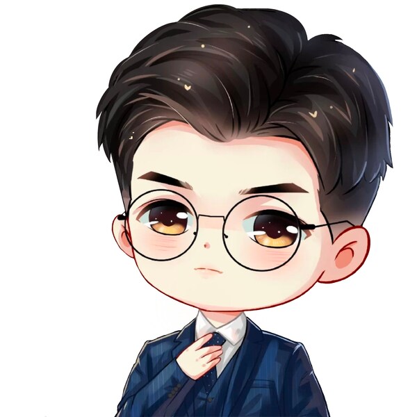 Chibi Male Model Vtuber - Etsy