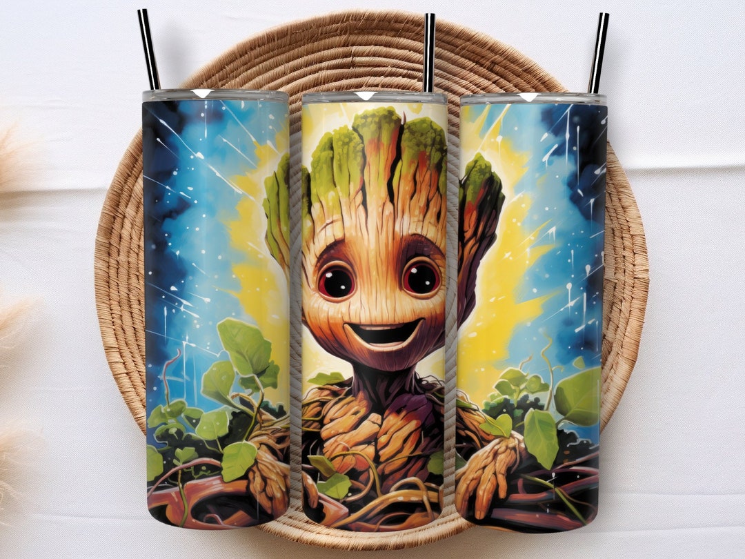 Groot Tumbler Wrap Guardian Galaxy Wrap Groot Png Baby Groot Tumbler ...