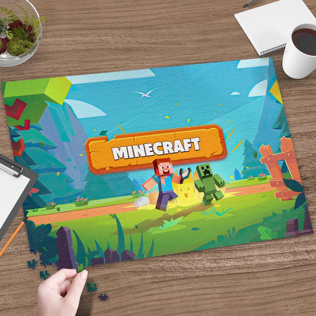 Minecraft Puzzle Minecraft Gift for Gamer 1014-piece Minecraft Birthday ...