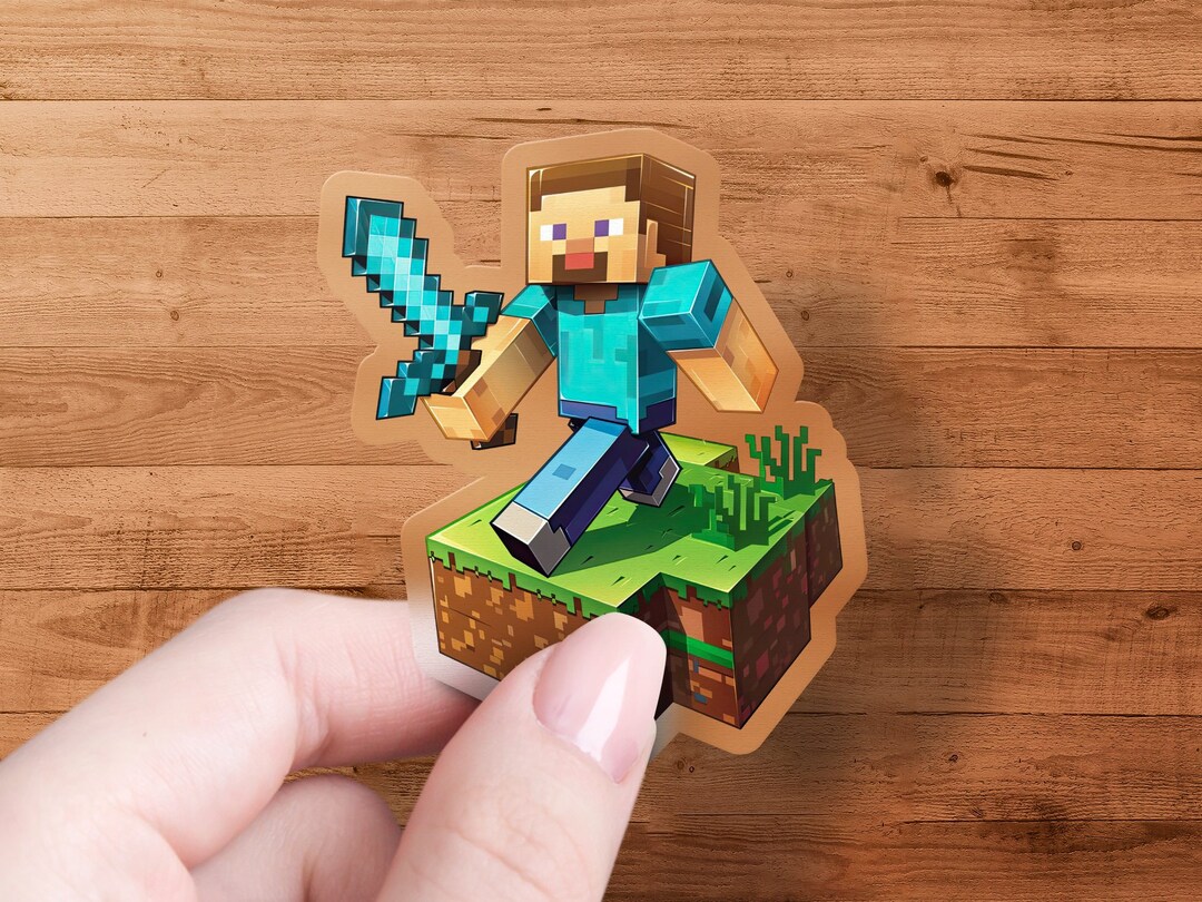 Minecraft Stickers Minecraft PNG Minecraft Gift Minecraft Clipart Gift ...
